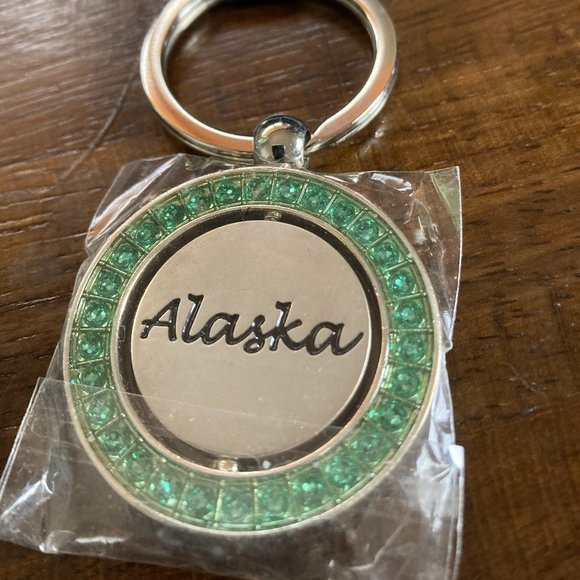 Accessories | Alaska Keychain Blue Crystals | Poshmark